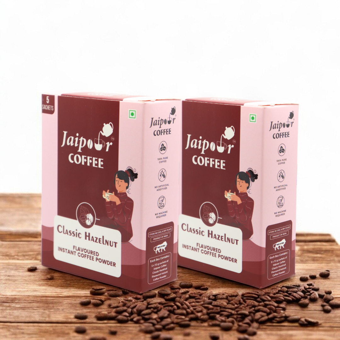Hazelnut Coffee Sachet Combo – Jaipour Coffee